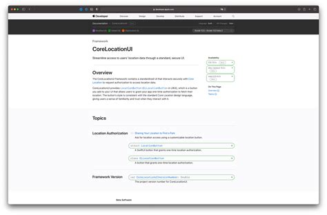 Tracking Changes In The Apple Developer Documentation