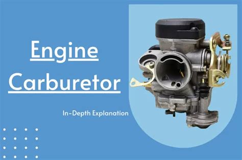Carburetor Definition Function Parts Diagram Working With Pdf Mech Content