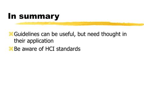 Ppt Hci Guidelines Use And Misuse Powerpoint Presentation Free