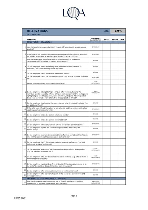 Lqa Luxury Benchmark Standards 2020 1