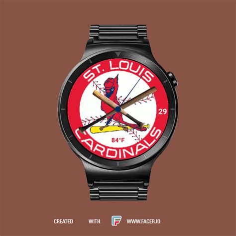 Mrbmi513 St Louis Cardinals Baseball Watch Face For Apple Watch Wearos Galaxy Watch