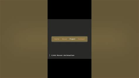 Master Html And Css Build Beautiful And Interactive Menu Bar Link Hover Effects Geekboots Youtube