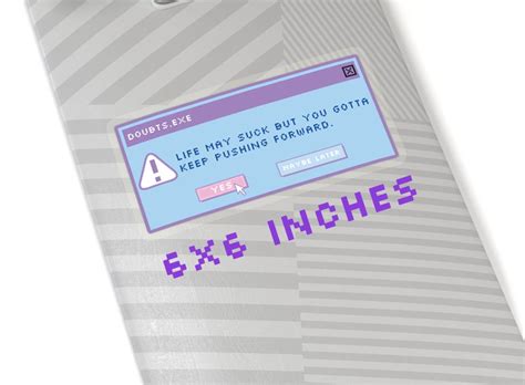 Retro Sticker Windows Error Sticker Error Sticker Pop Window Y2k Retro Pastel Aesthetic