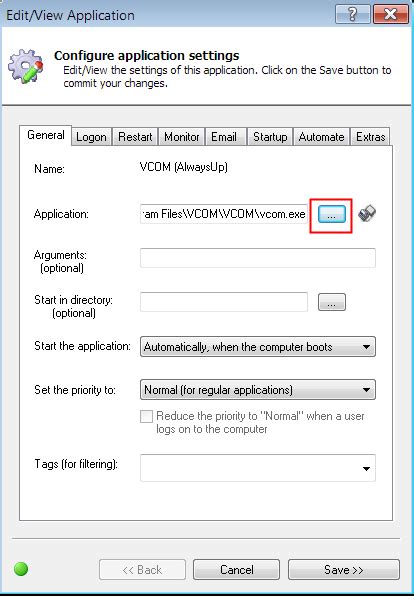 How To Run VCOM As Windows Service Using AlwaysUp MOBITEK System Corporate Blog