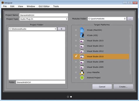 juce for vst development project setup