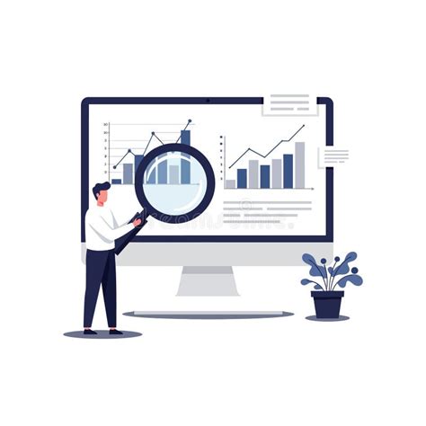 Business Professional Analyzing Data Trends On A Large Computer Screen
