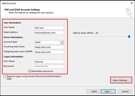 Configure Add Zoho Mail To Outlook 2007 2016 Using Manual Methods