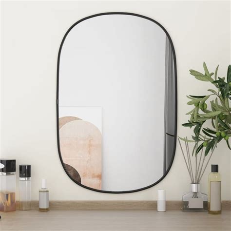 Vidaxl Wandspiegel Schwarz 60x40 Cm Vidaxl De Black Wall Mirror