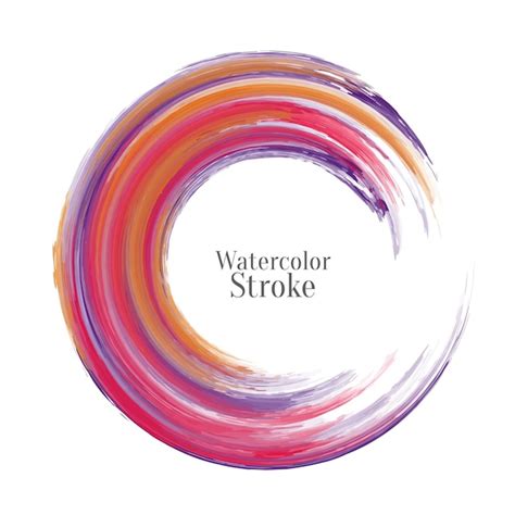 Free Vector Abstract Circular Grunge Frame Design Background