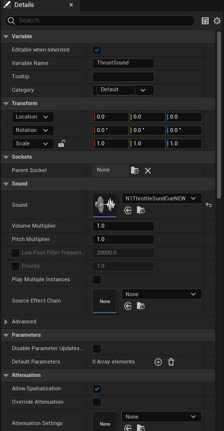 Set Float Parameter For Sound Cue Not Working On 50 Runrealengine