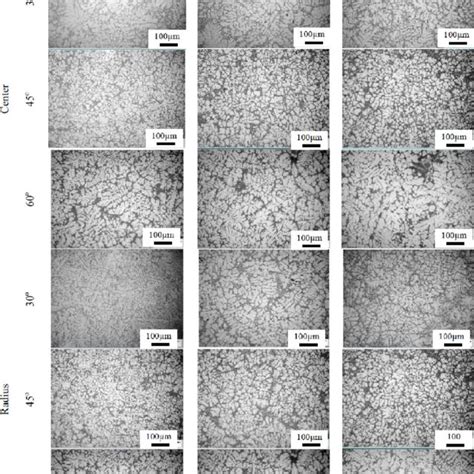 Optical Micrographs Of The Microstructure Of The A356 Alloy Poured Download Scientific Diagram