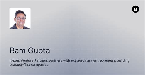 Ram Gupta Base Templates Investor Profile