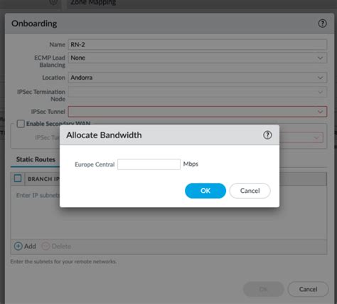 Allocate Remote Network Bandwidth
