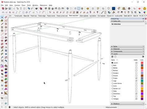 Layers In SketchUp The Basics FineWoodworking