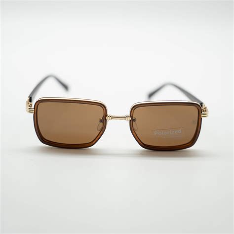 Polarized Brown Square Sunglasses On Isokko Sold By Berwa Today
