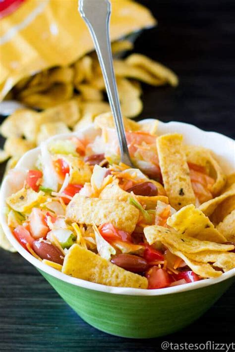 Frito Taco Salad Easy Meatless Monday Recipe Idea
