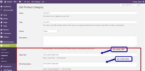 Adding Custom Fields To Woocommerce Product Category Webhat