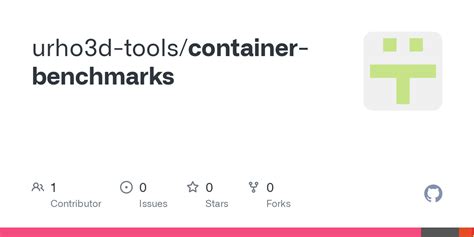 GitHub Urho3d Tools Container Benchmarks