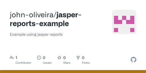 Github John Oliveirajasper Reports Example Example Using Jasper Reports