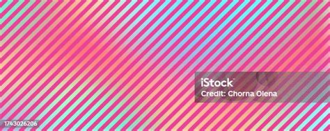 추상적인 줄무늬 그라데이션 배경입니다 홀로그램 벡터 포일 텍스처입니다 레인보우 옴브레와 핑크 스트라이프 무지개 빛깔의 우아한 그림입니다 0명에 대한 스톡 벡터 아트 및 기타