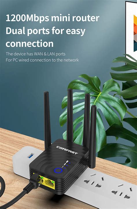 Comfast Mbps Wireless N Router Wifi Repeater Ghz Long Wi Fi Range Extender Booster Mn