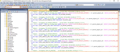 Creating Database Manually Using Scripts Sql Server