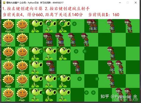 【python游戏】python实现一个植物大战僵尸小游戏,非常简单,可以用于做毕业设计哟 附源码 知乎 【python游戏】python实现一个植物大战僵尸小游戏,非常简单,可以用于做毕业设计哟 附源码 知乎