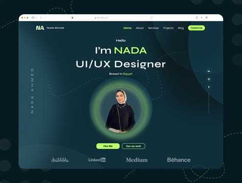 Personal Website Web Ui Design Behance