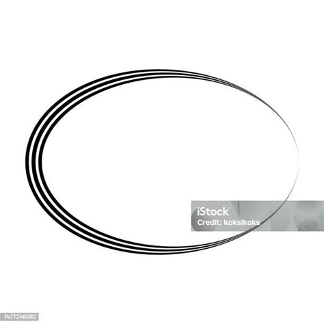 트리플 타원형 로고 모양 프레임 요소 타원형 배지 라벨 배너 0명에 대한 스톡 벡터 아트 및 기타 이미지 0명 3가지 개체 건설 프레임 Istock