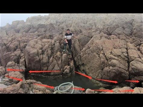 外岛海峡沟没人来过底下鱼货成群还有金蛋大弟下去抓爽了 YouTube