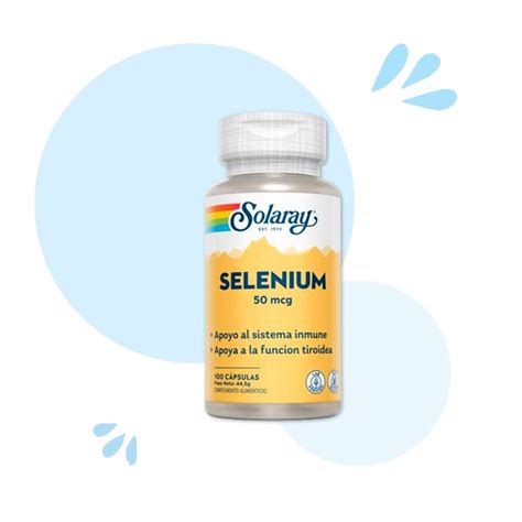 Selenio 50 Mcg Solaray 100 Cápsulas Santiveri Bilbao