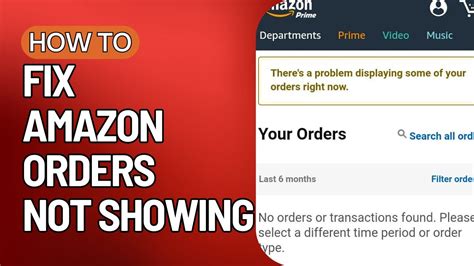FIX AMAZON ORDERS NOT SHOWING New How To Fix Amazon Order Not