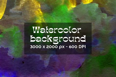 Green Purple Watercolor Texture Graphic By Arts And Patterns