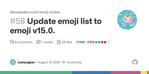 Update Emoji List To Emoji V150 By Lushangkan · Pull Request 58