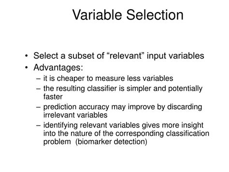 Ppt Feature Selection Svm Based Classification And Application To Mass Spectrometry Data