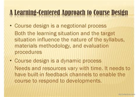 Learning Centered Approach General R English Esl Powerpoints