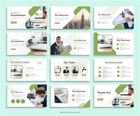 Premium Vector Vector Business Presentation Templates