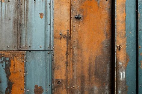 Premium AI Image Grunge Paint Background With Rust Steel