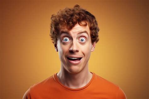 Premium Photo Man Squinting And Grimacing In The Studio