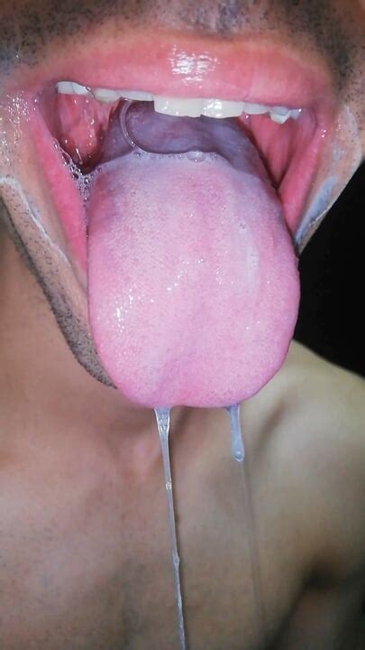 Tongue Saliva Tongue Sloopy Sucking Fetish Spitting Long Tongue And