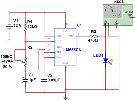 Astable Multivibrator Circuit Simulation