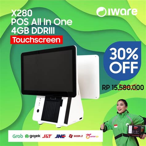 Mesin Kasir Pc Pos All In One Touchscreen Iware X280 Windows 7 Lazada