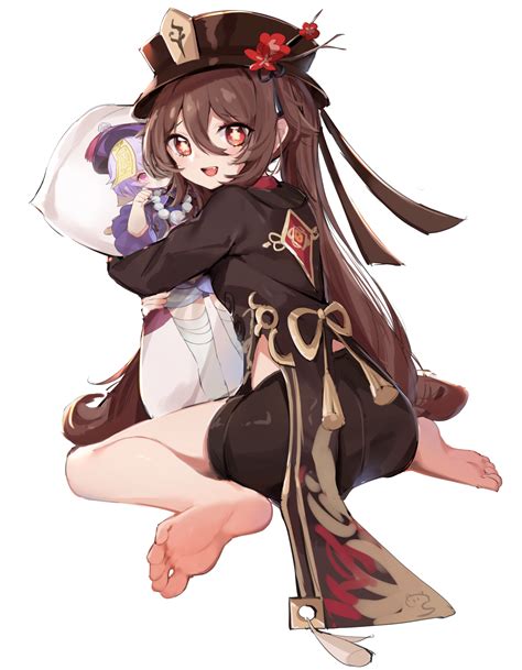 Hu Tao And Qiqi Genshin Impact Drawn By Nahaki Danbooru