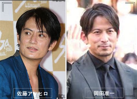 【画像比較】佐藤アツヒロと岡田准一の顔が双子級に似ている⁈身長も同じ？共演はあった⁈ Mayumiらくる