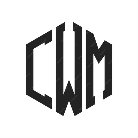 Premium Vector Cwm Logo Design Initial Letter Cwm Monogram Logo Using Hexagon Shape