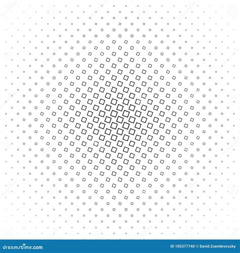 Monochrome Square Pattern Abstract Vector Background Graphic Design From Angular Squares Stock