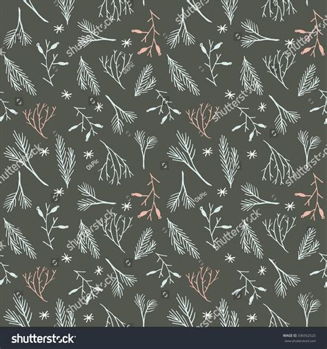 Seamless Christmas Pattern Tile Vector Background Stock Vector Royalty Free 336562520
