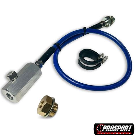 Subaru Oil Temp And Pressure Sensor Remote Adaptor Kit 18 Npt Blue R Spec Performance