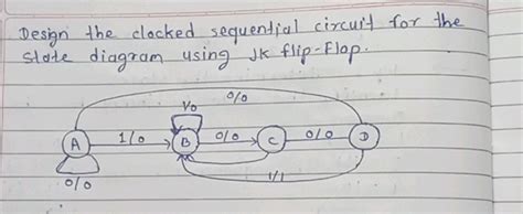 Design The Clocked Sequential Circuit For The StudyX