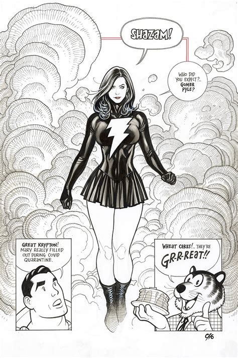 A Cool Sketch By Frank Cho Rshazam